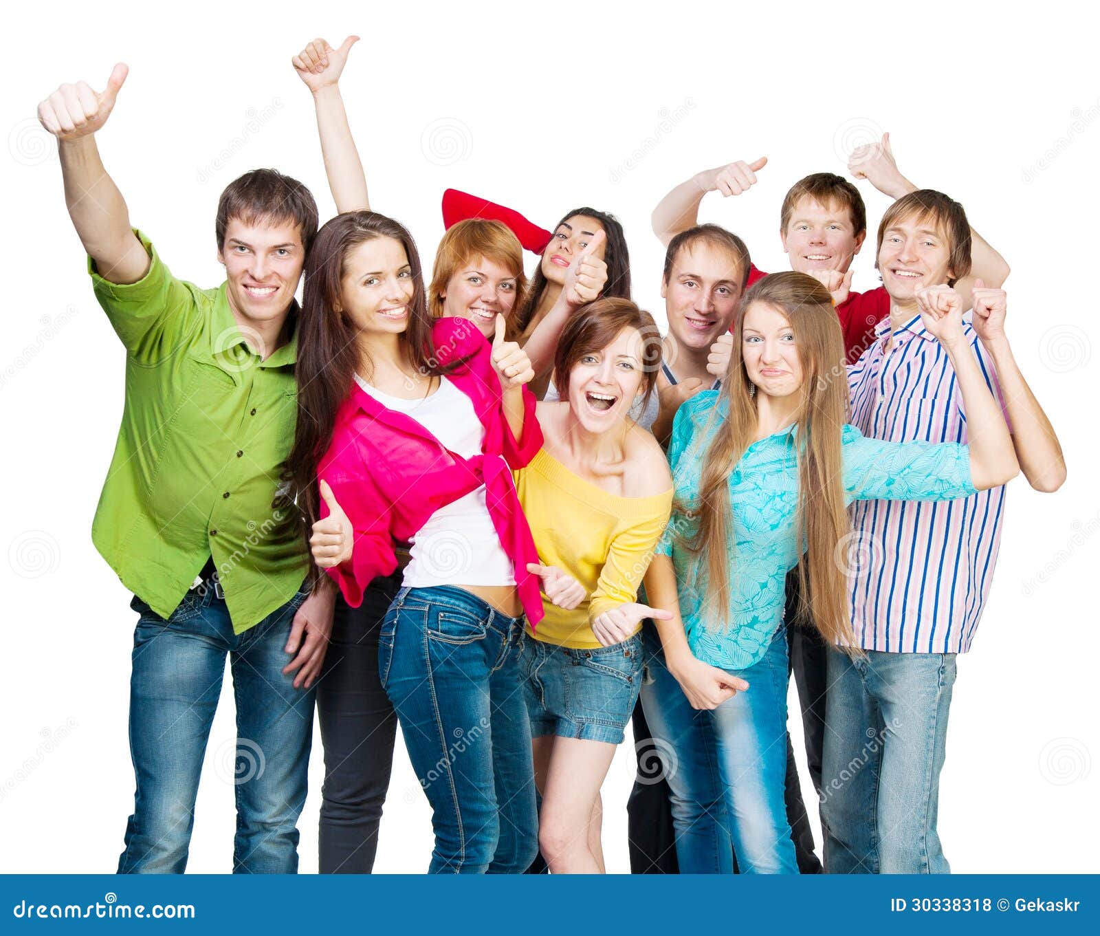 Giovane Gruppo Di Persone Felice Fotografia Stock - Immagine di ...