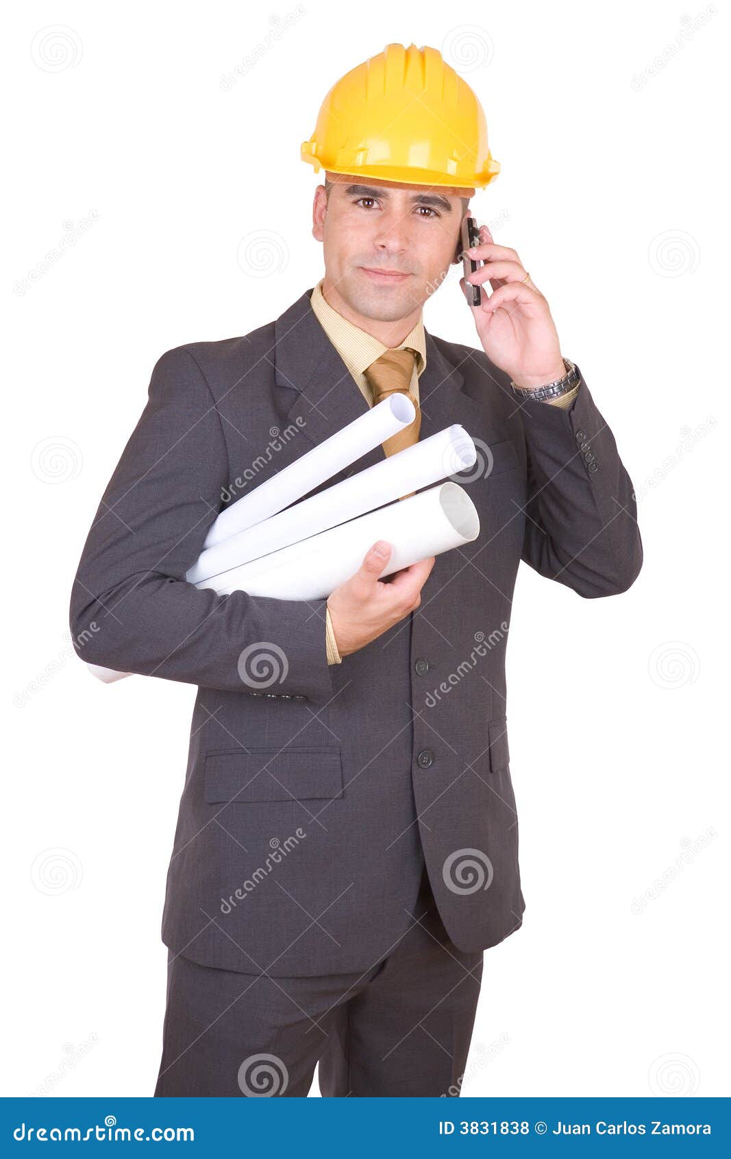 Giovane Riuscito Assistente Tecnico Fotografia Stock - Immagine di ...