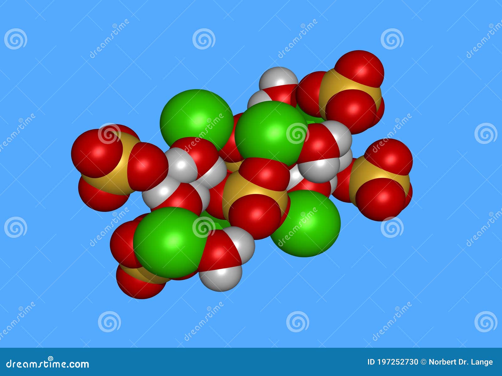 Gips molecular model stock illustration. Illustration of science ...