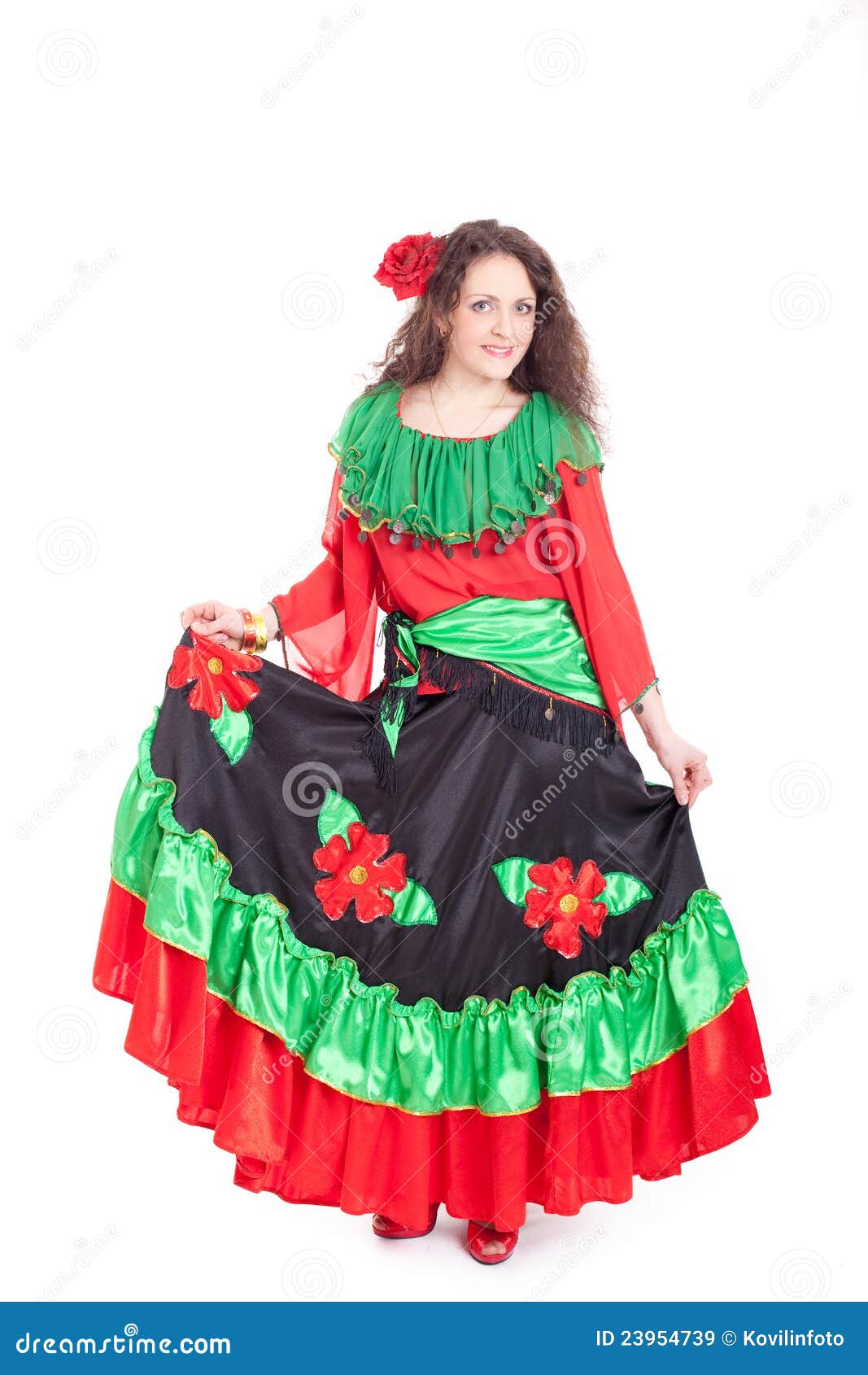 Gipsy stock image. Image of beautiful, shows, stand, eyes - 23954739