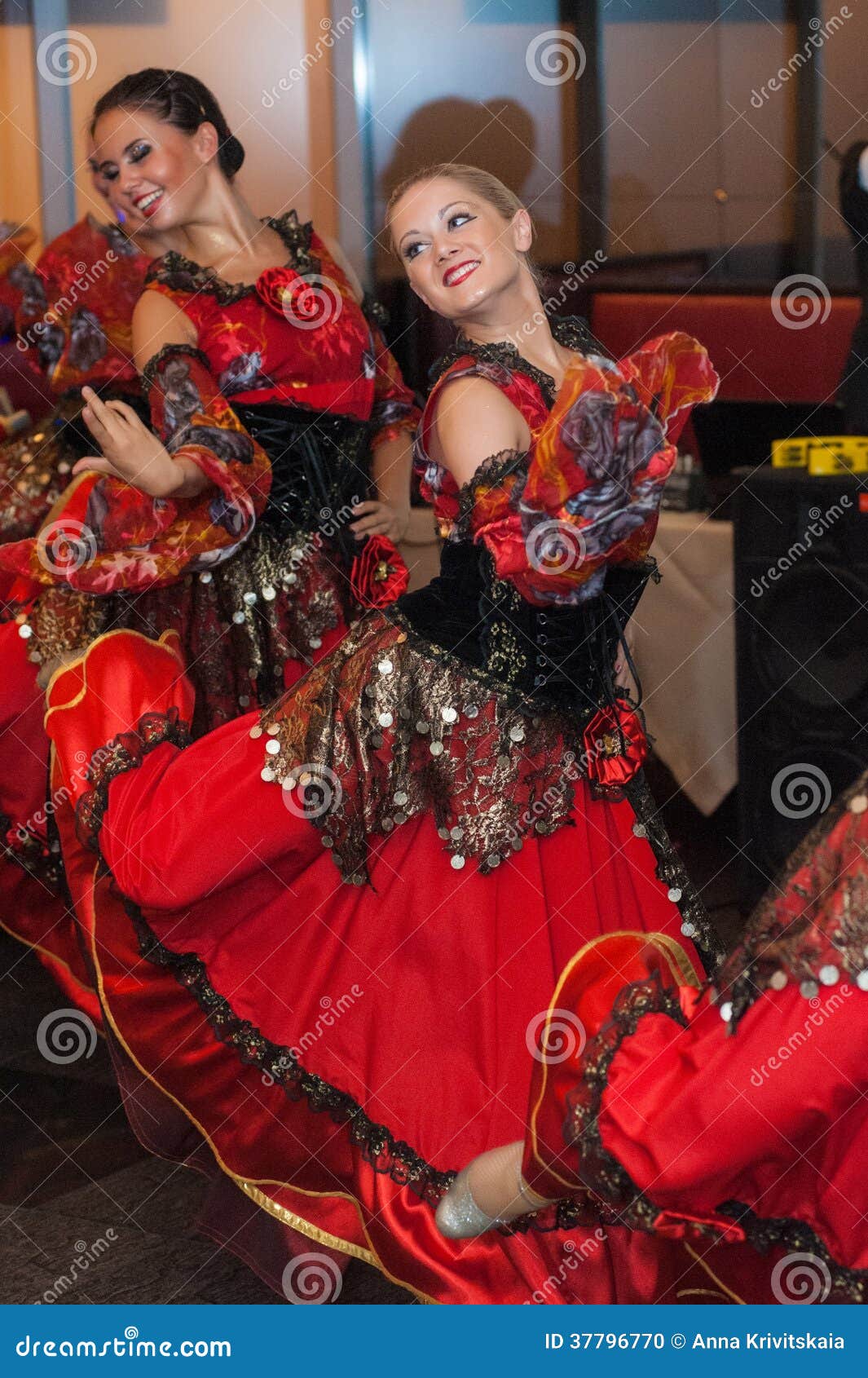 Gipsy dancer editorial image. Image of clothes, ethnicity - 37796770