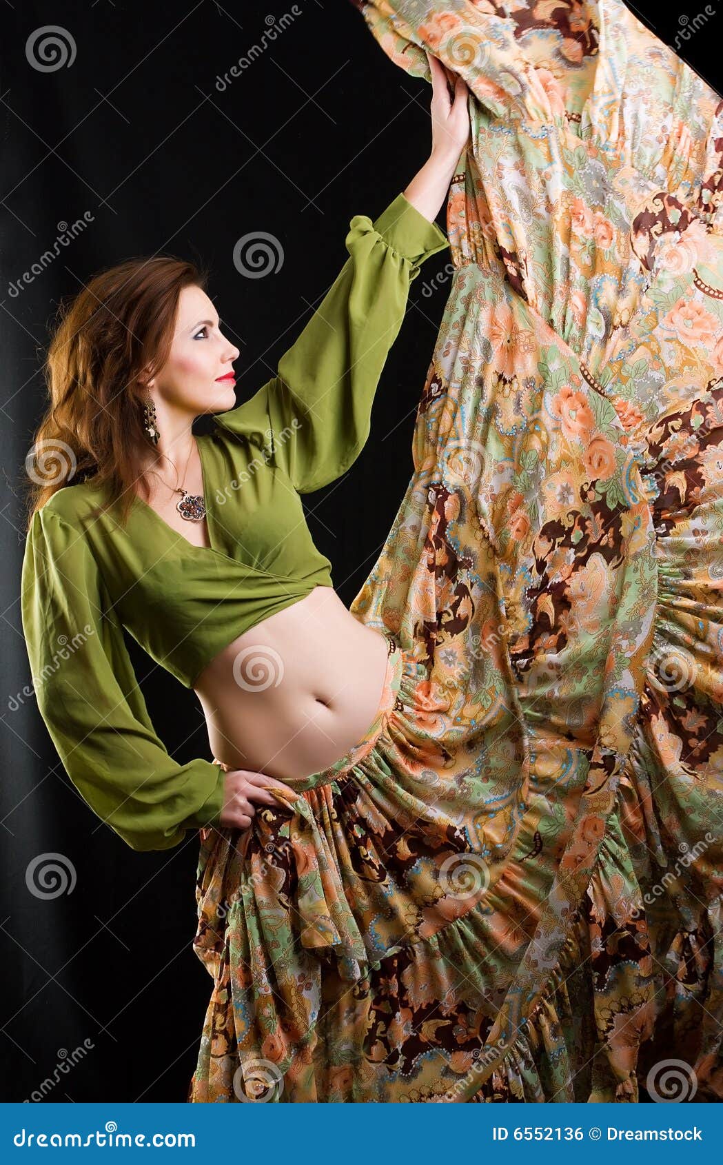 Gipsy dancer stock photo. Image of culture, dance, expression - 6552136