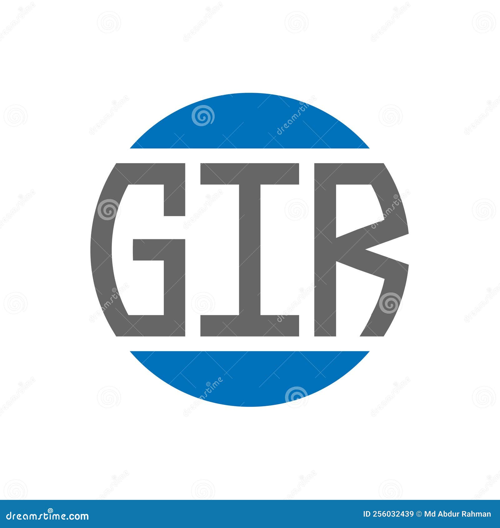 GIR Letter Logo Design On White Background. GIR Creative Initials ...