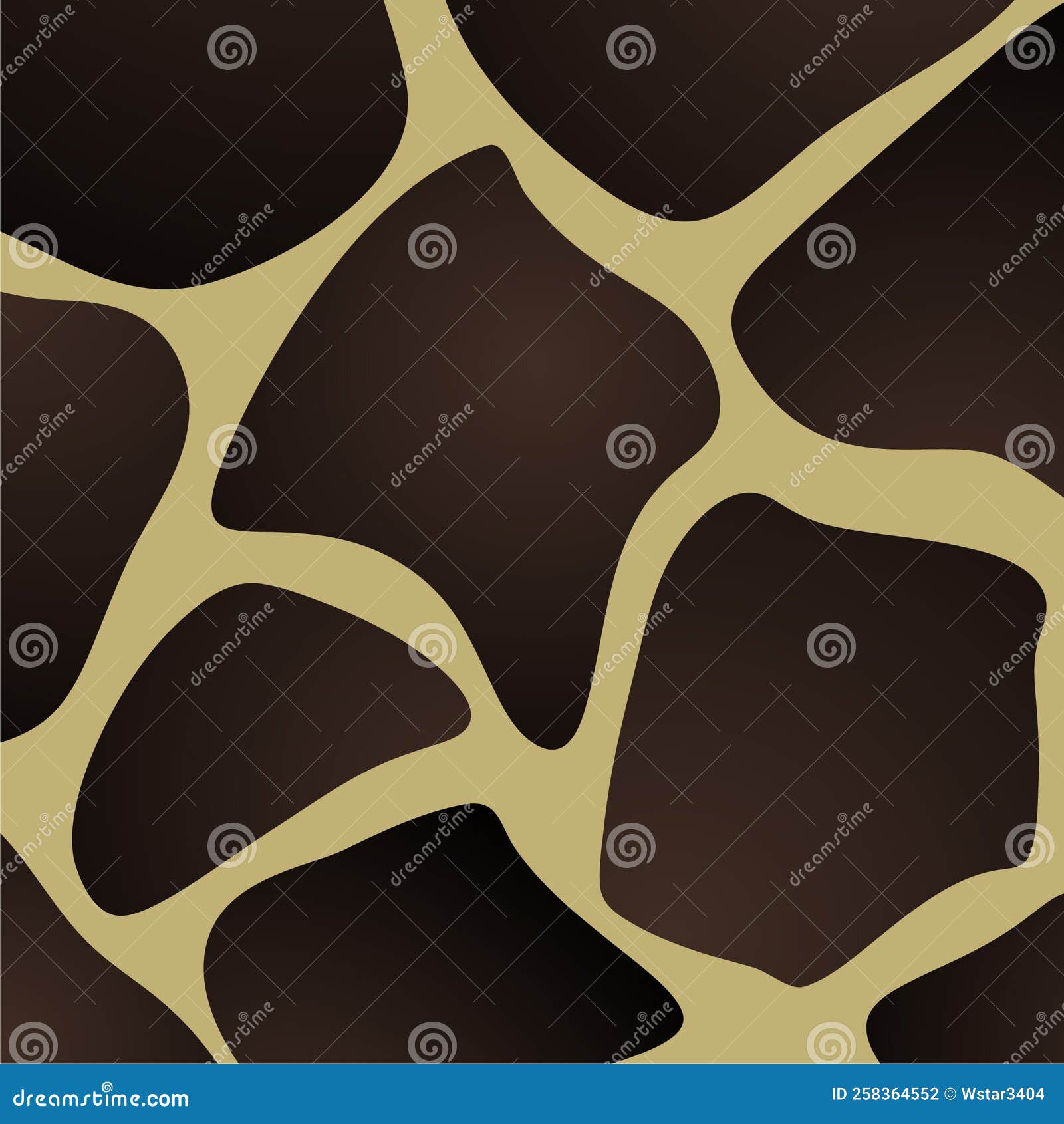 Giraffe Animal Skin Pattern Background Vector Illustration Stock Vector ...