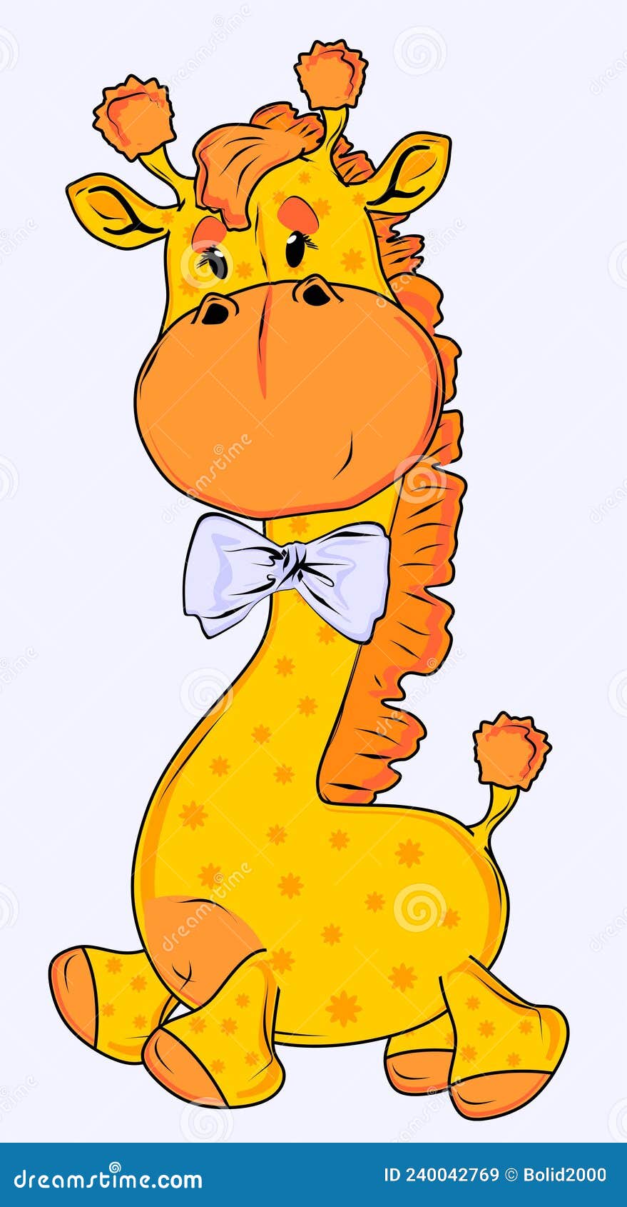 Giraffe boy cartoon stock illustration. Illustration of drawing - 240042769