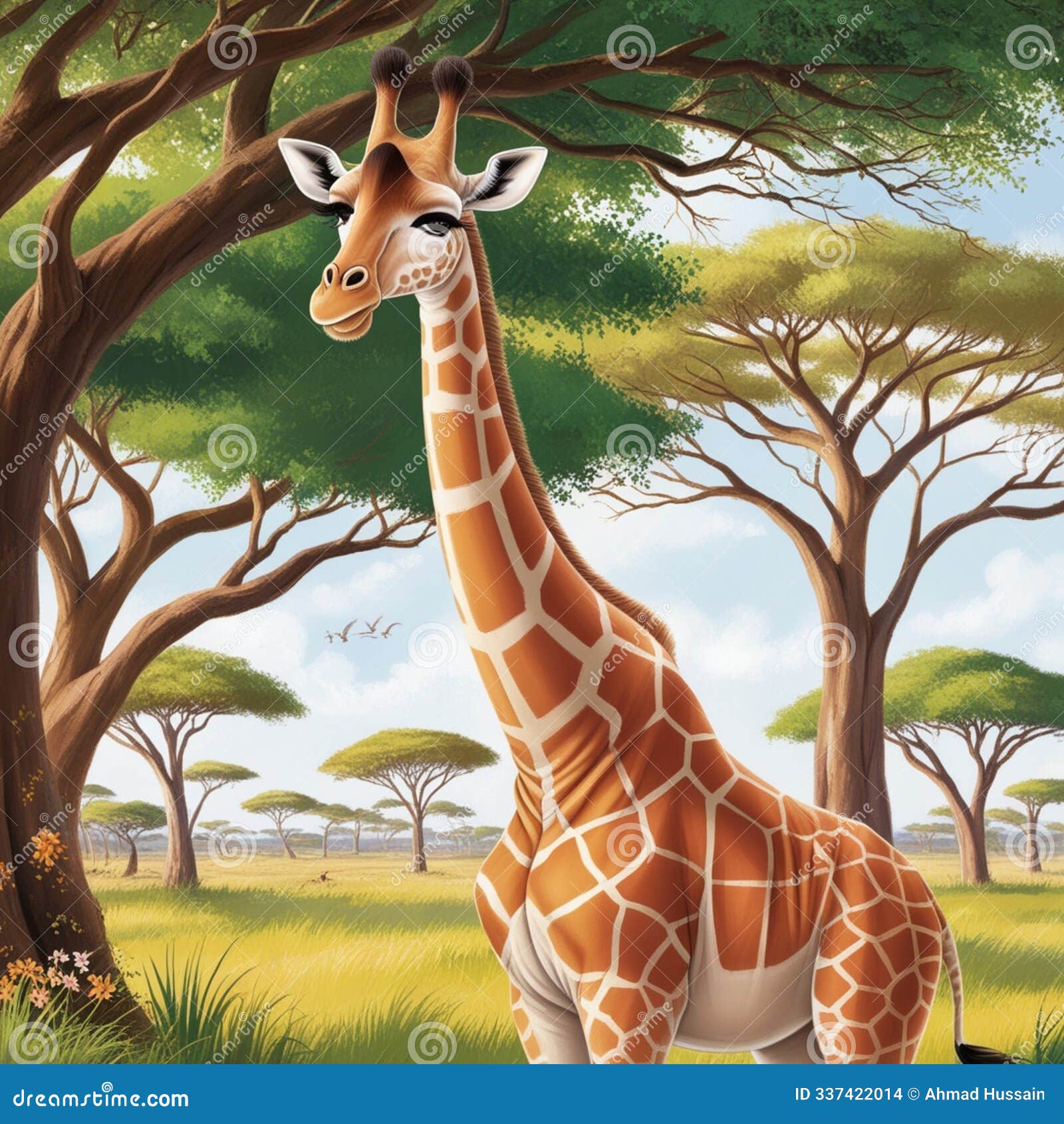 A Giraffe Clipart And Letter G Royalty-Free Stock Photo | CartoonDealer ...