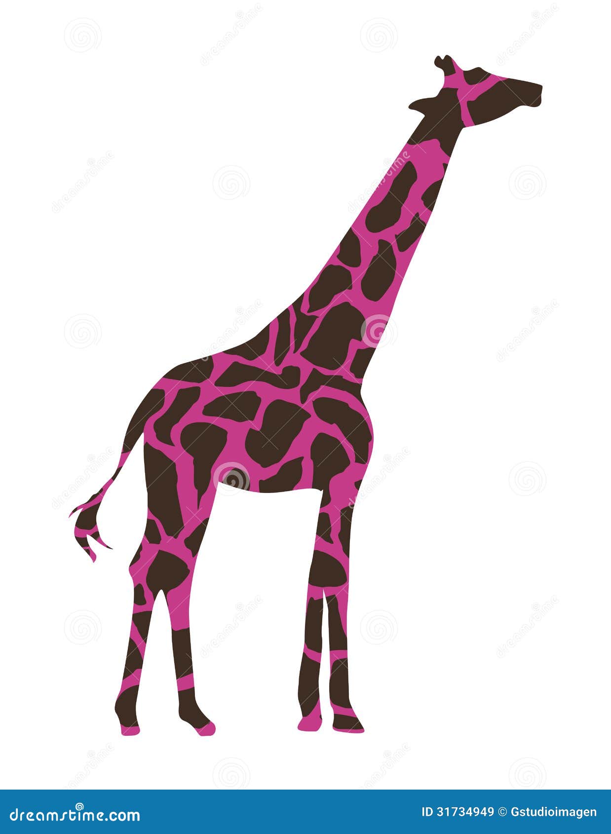 Giraffe design stock vector. Illustration of decoration - 31734949