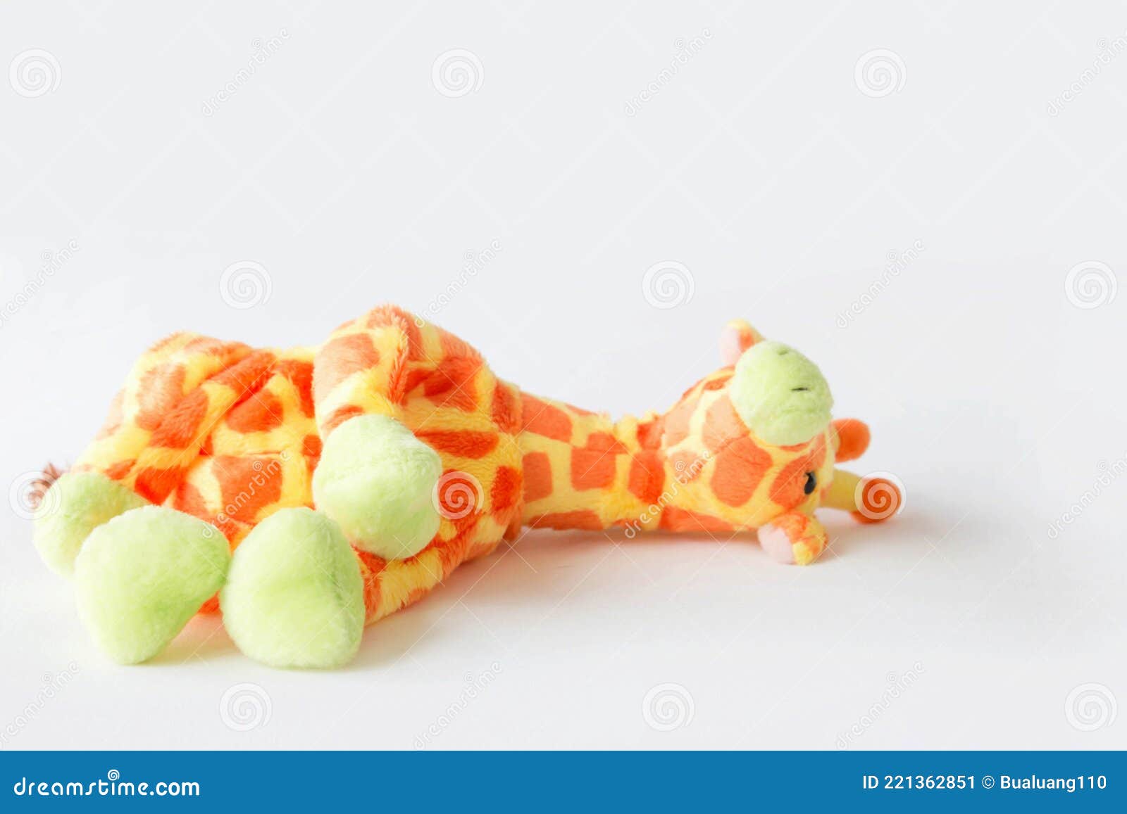 Giraffe Lying Down Relaxing on the Bed Stock Image - Image of culture ...