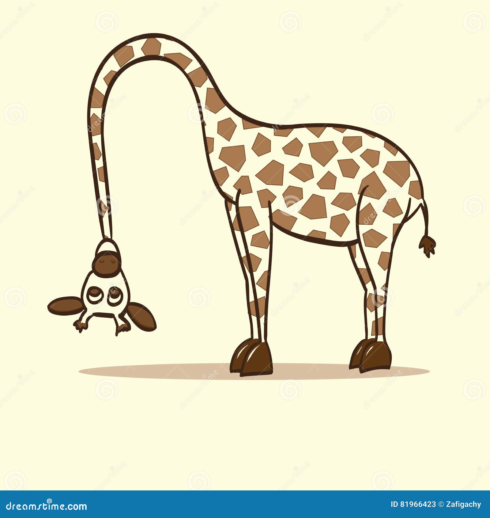 GIRAFFE NECK 07 Vector Illustration | CartoonDealer.com #197984624