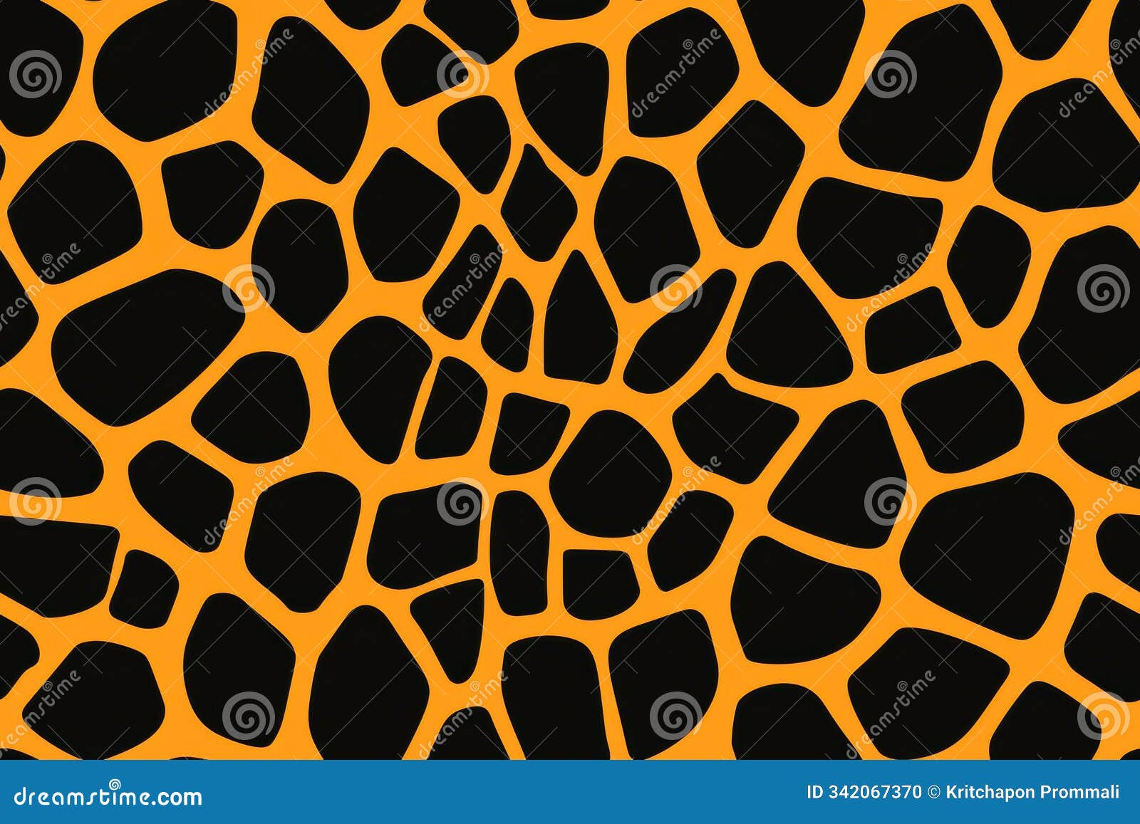 Giraffe Pattern Background stock illustration. Illustration of orange ...