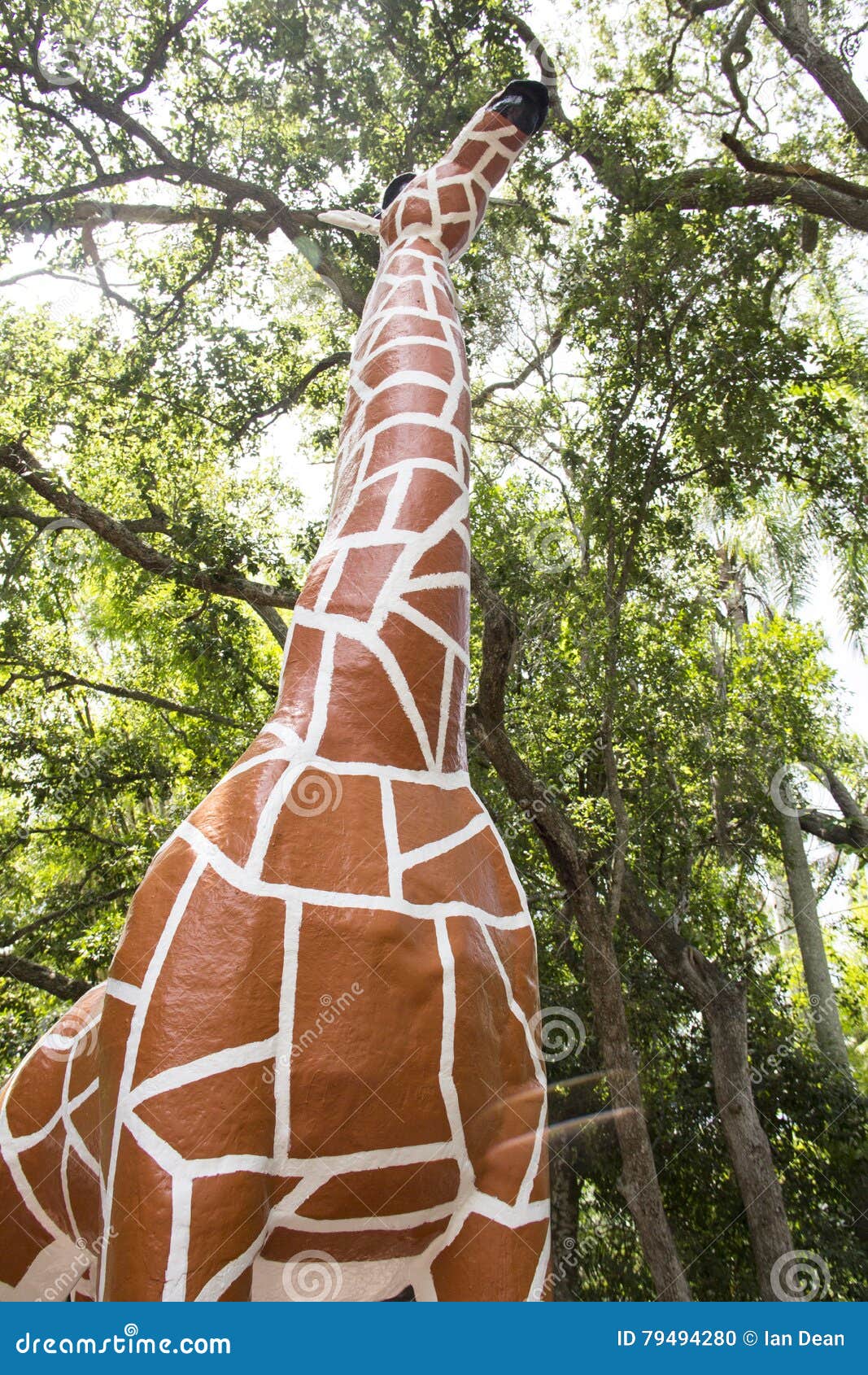 Giraffe Statue stock photo. Image of statue, clouds, airplane - 79494280