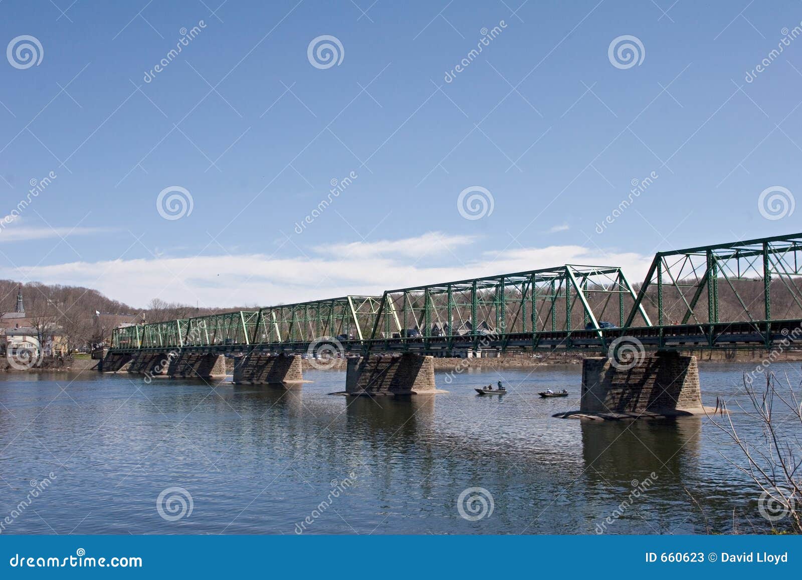 Girder bridge stock image. Image of water, iron, grider - 660623