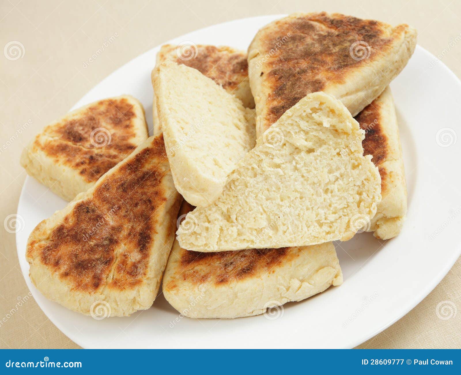 Girdle Scones Showing Texture Stock Image - Image of food, texture ...