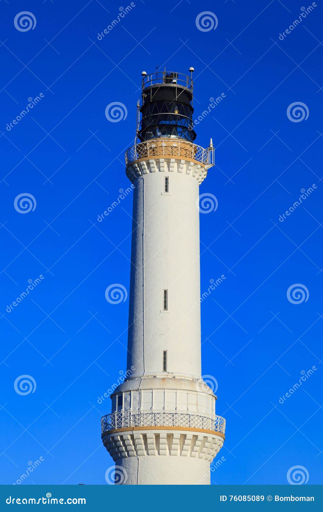 Girdleness Lighthouse in Aberdeen, Scotland Stock Image - Image of ...