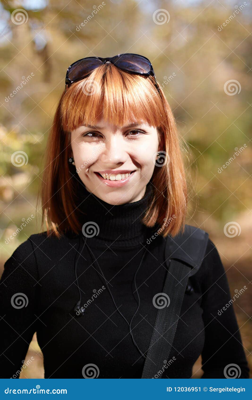 The girl stock image. Image of beautiful, cheerful, optimism - 12036951