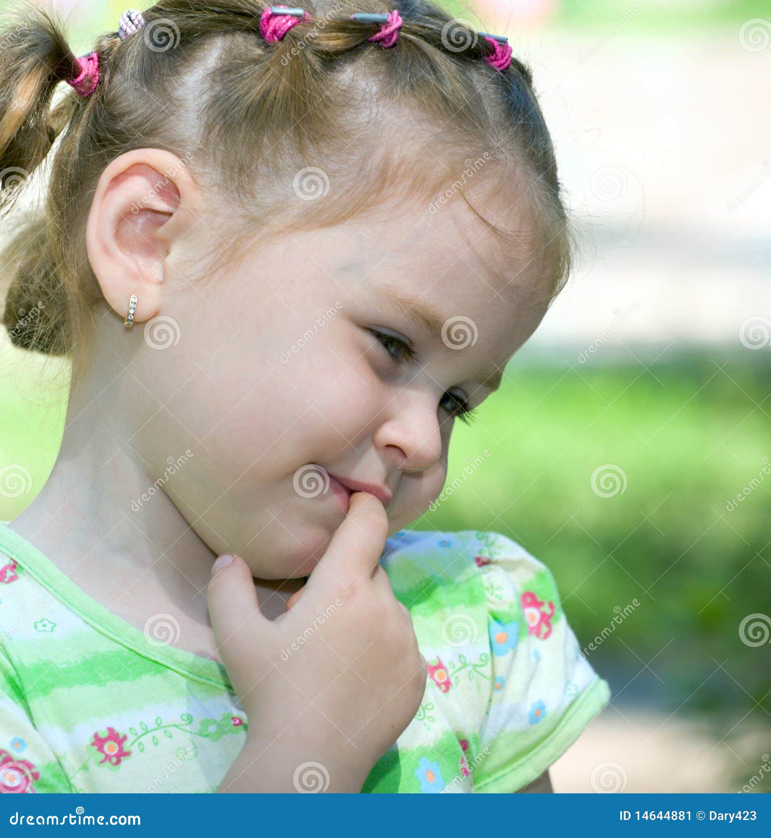 The girl stock image. Image of face, portrait, ecstatic - 14644881
