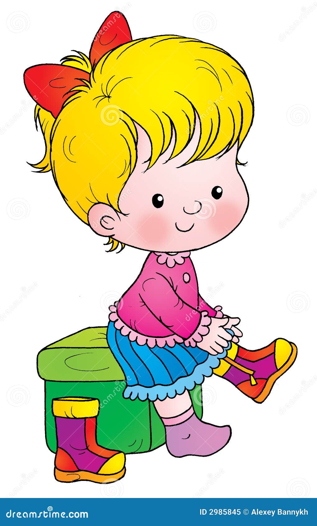 Girl stock illustration. Illustration of clip, album, children - 2985845