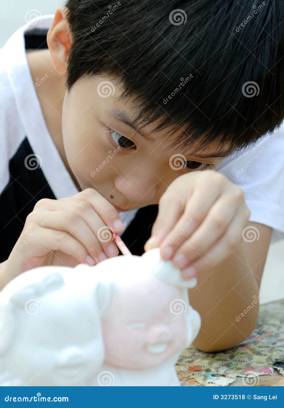 Girl stock photo. Image of baby, absorbed, little, children - 3273518