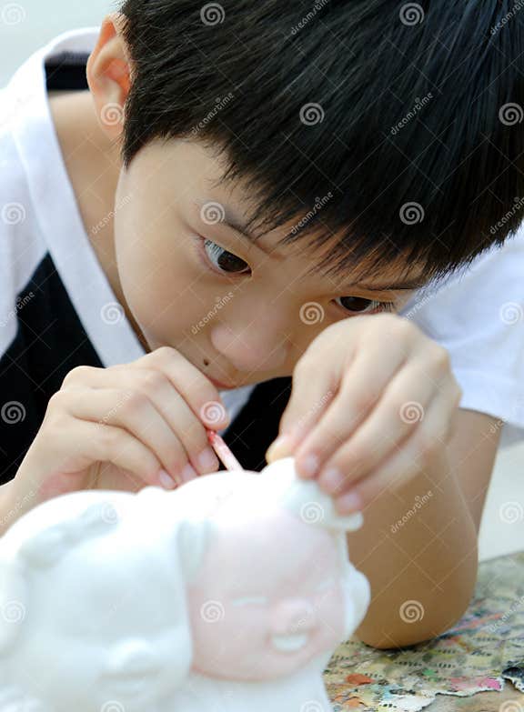Girl stock photo. Image of baby, absorbed, little, children - 3273518