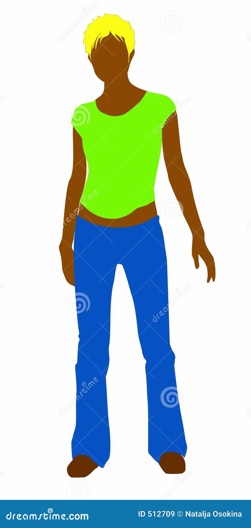 Girl stock illustration. Illustration of cutout, woman - 512709