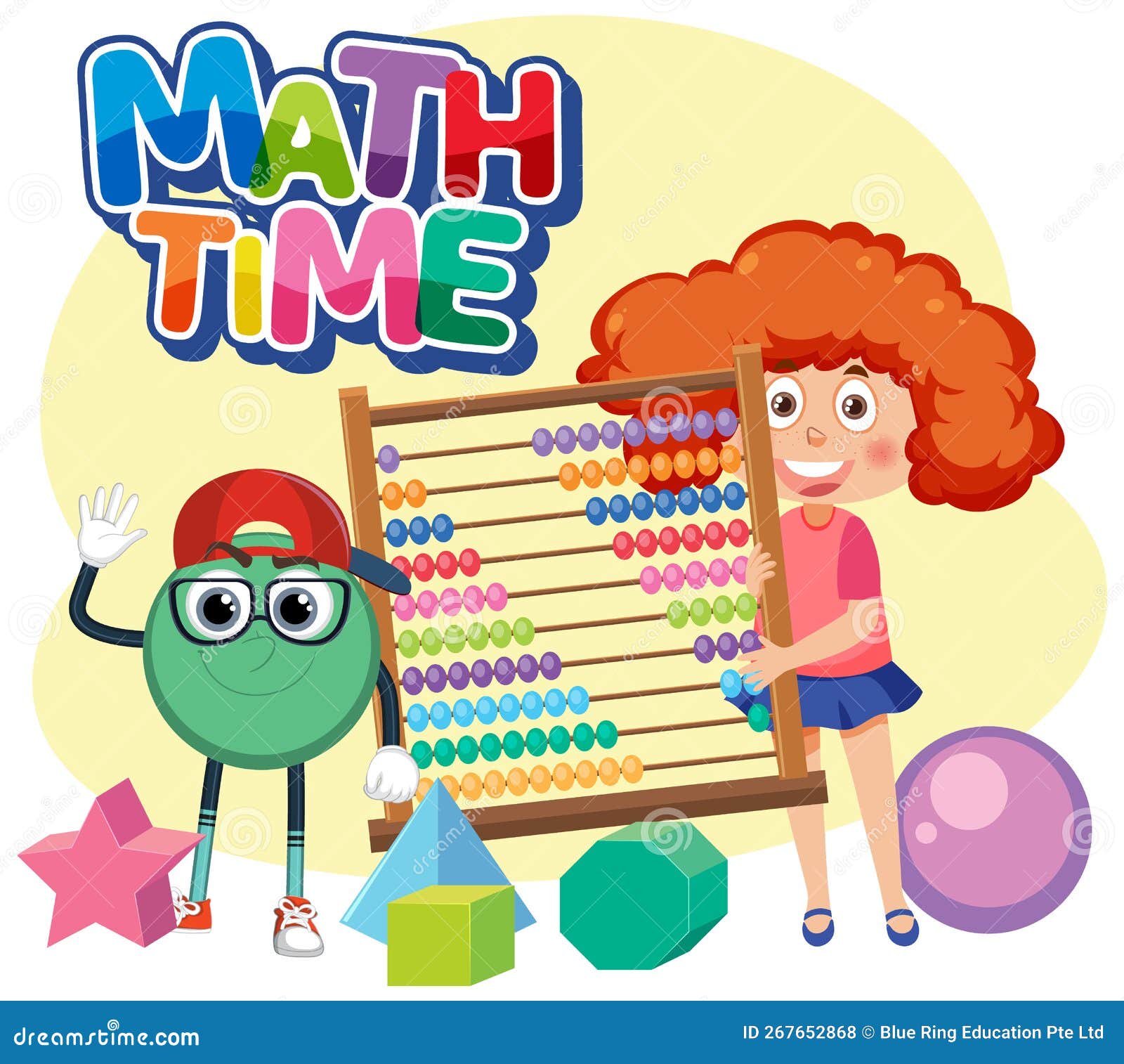 Mathematic, Geometry School Classroom Interior. Lesson Of Euclid Or ...