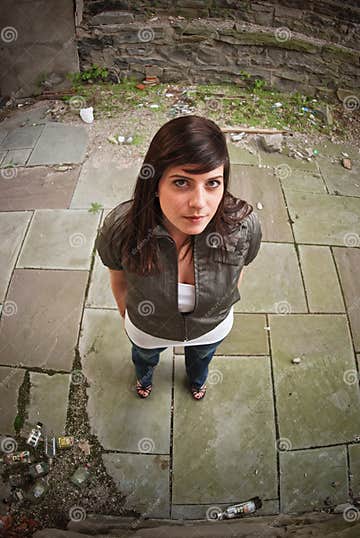 Girl from above stock image. Image of female, beauty - 12463543