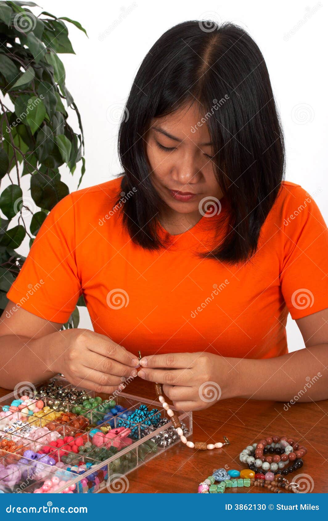 Girl with accessories stock photo. Image of color, lady - 3862130