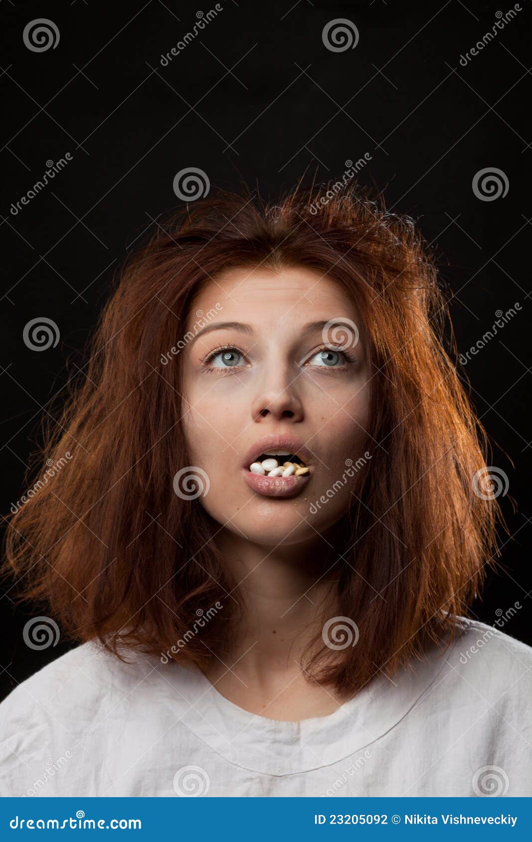 Girl addict stock photo. Image of sick, person, addict - 23205092