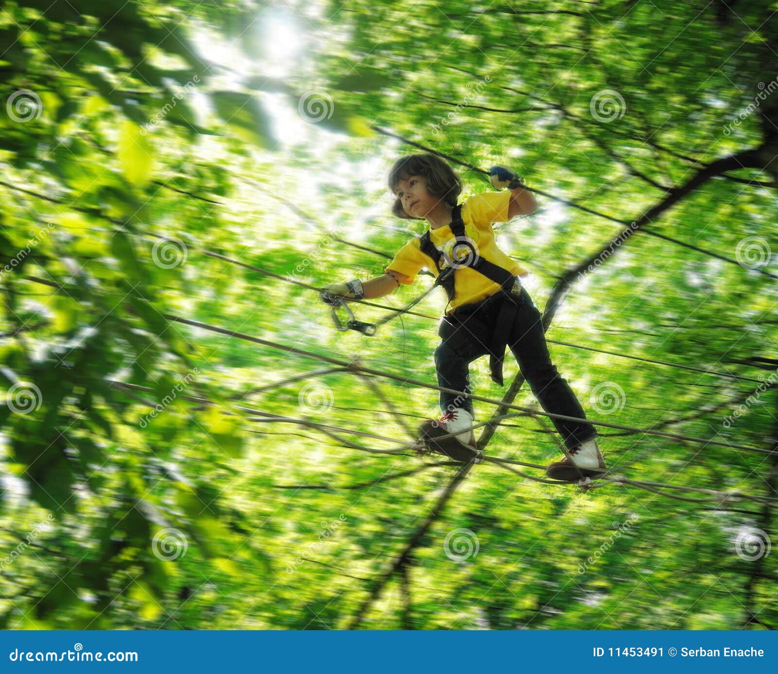 Boy At Adventure Park Royalty-Free Stock Photo | CartoonDealer.com ...