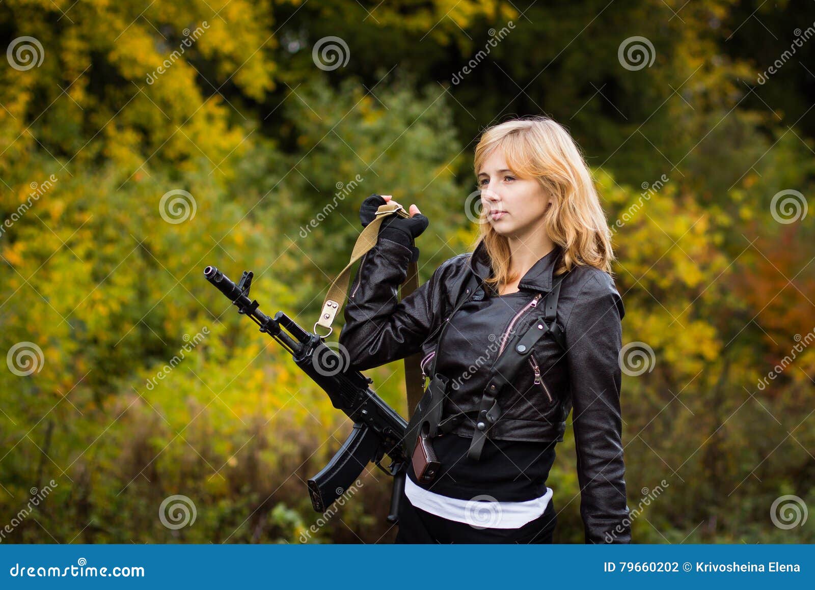 Girl with Arms on the Rails Stock Photo - Image of portrait, rails ...