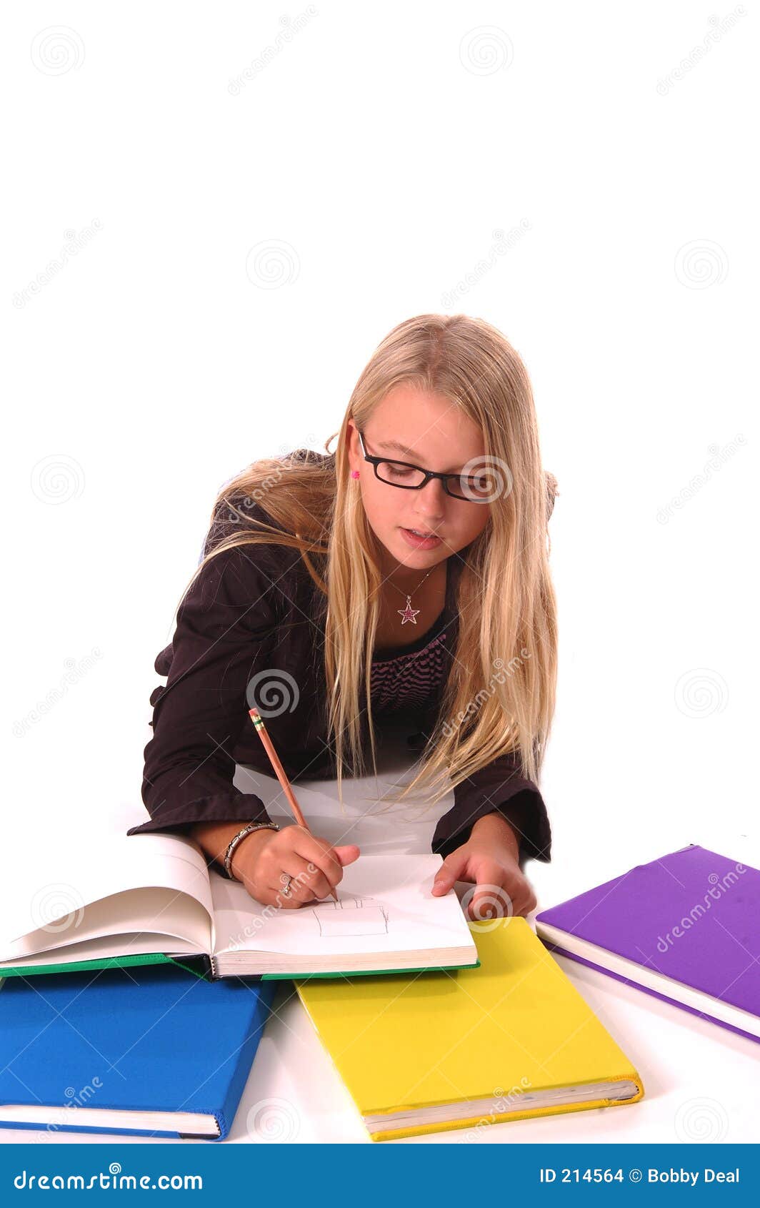 Girl Art Student stock photo. Image of student, wonder - 214564