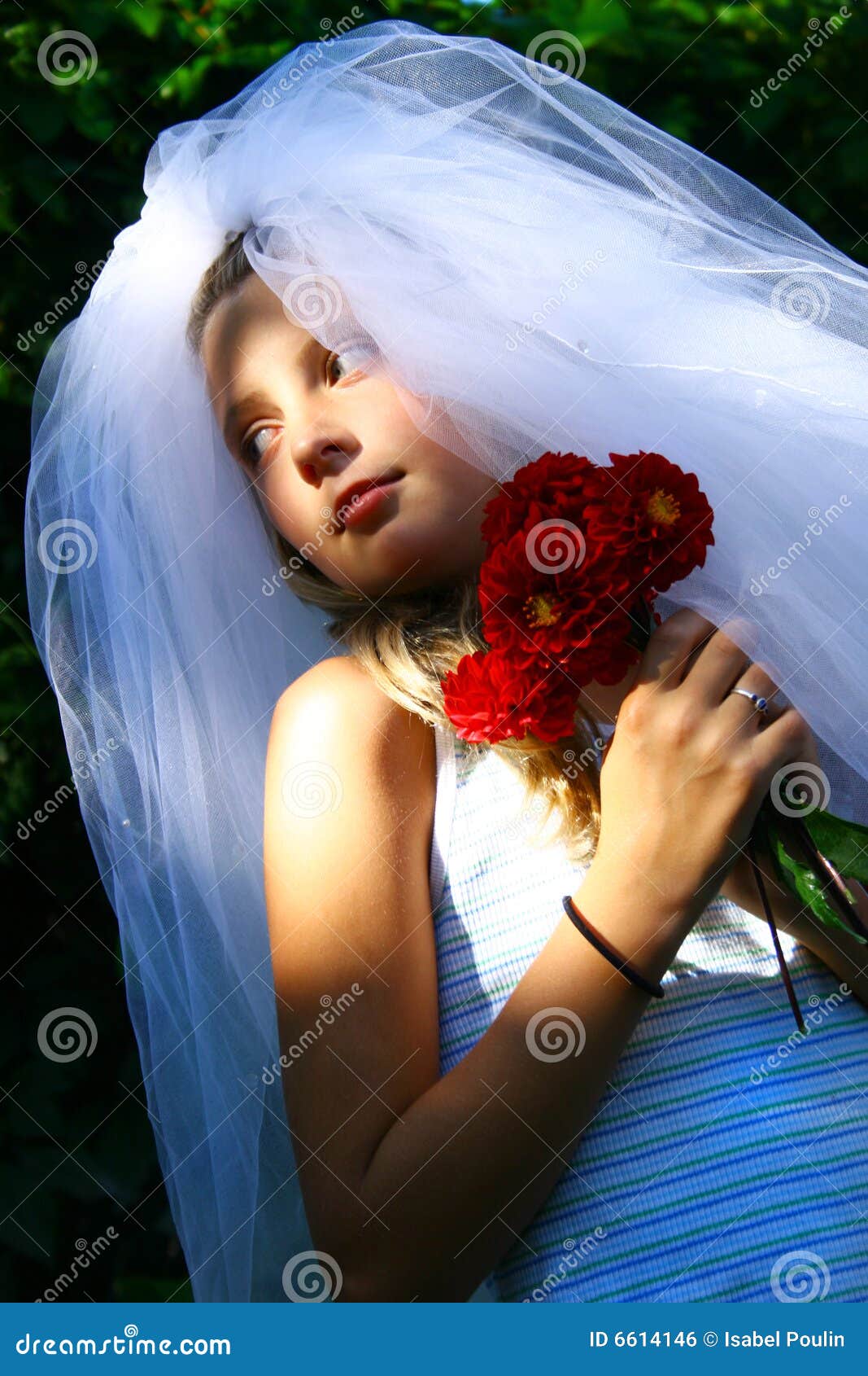 Girl as bride stock photo. Image of female, looking, model - 6614146