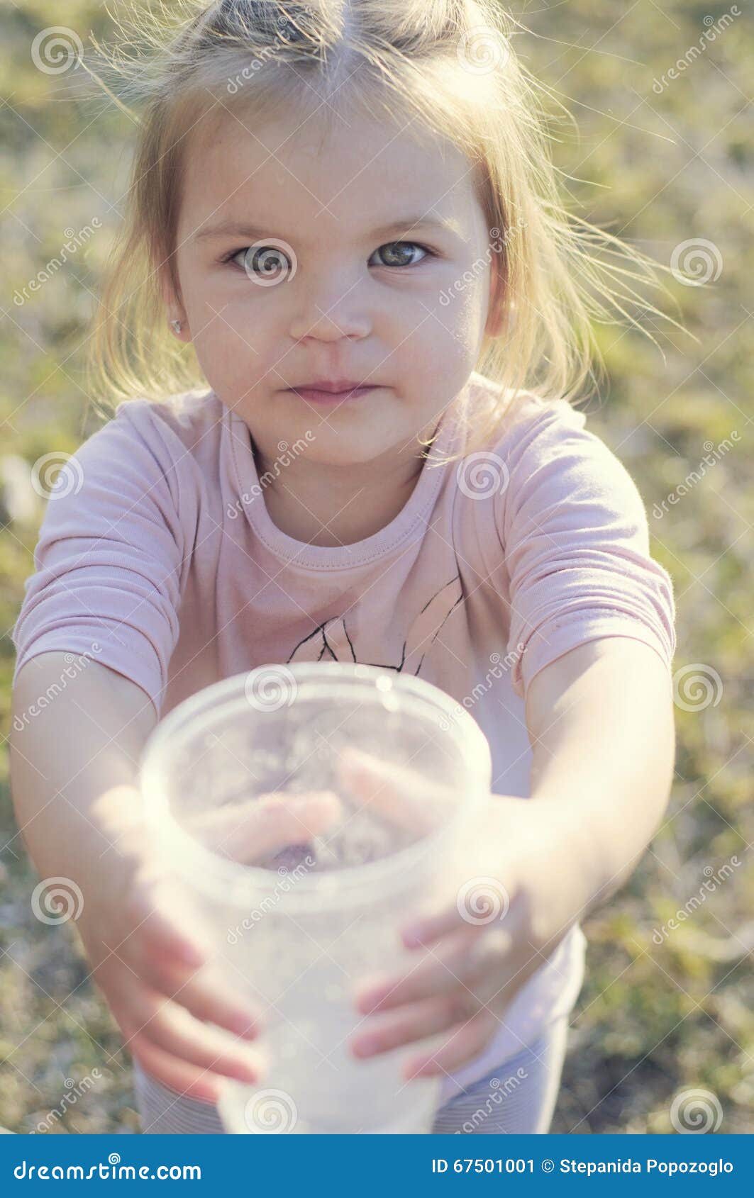 Girl Asks To Drink, Thirsty Water Stock Image - Image of sweet ...