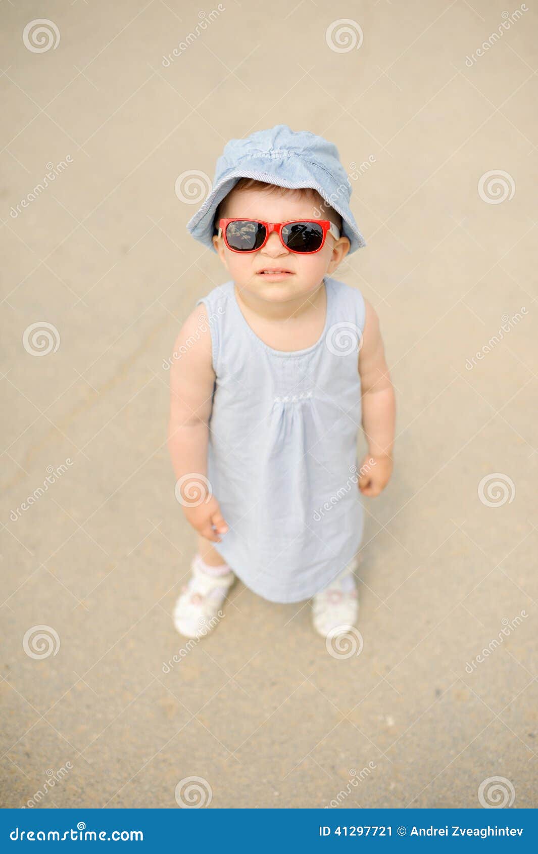 Girl on Asphalt stock image. Image of child, beauty, blue - 41297721