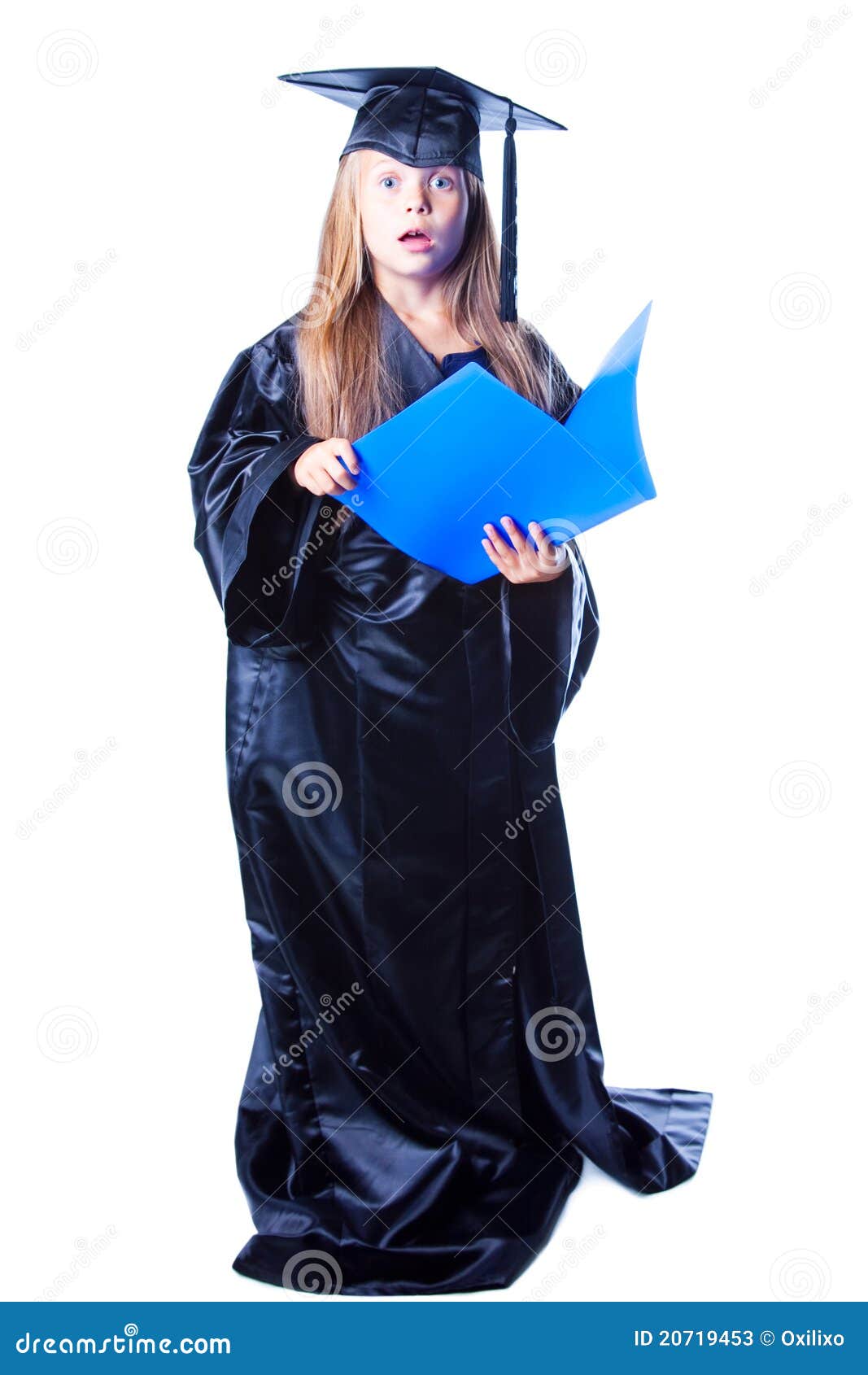 Girls Graduation Gown