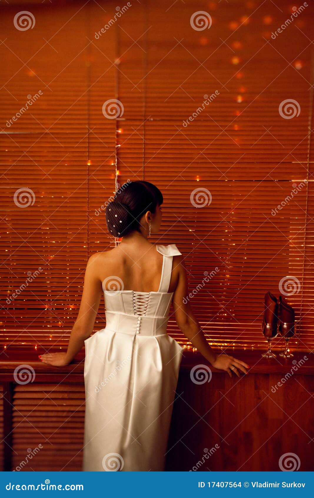 Girl by the backside stock photo. Image of dark, beautiful - 17407564