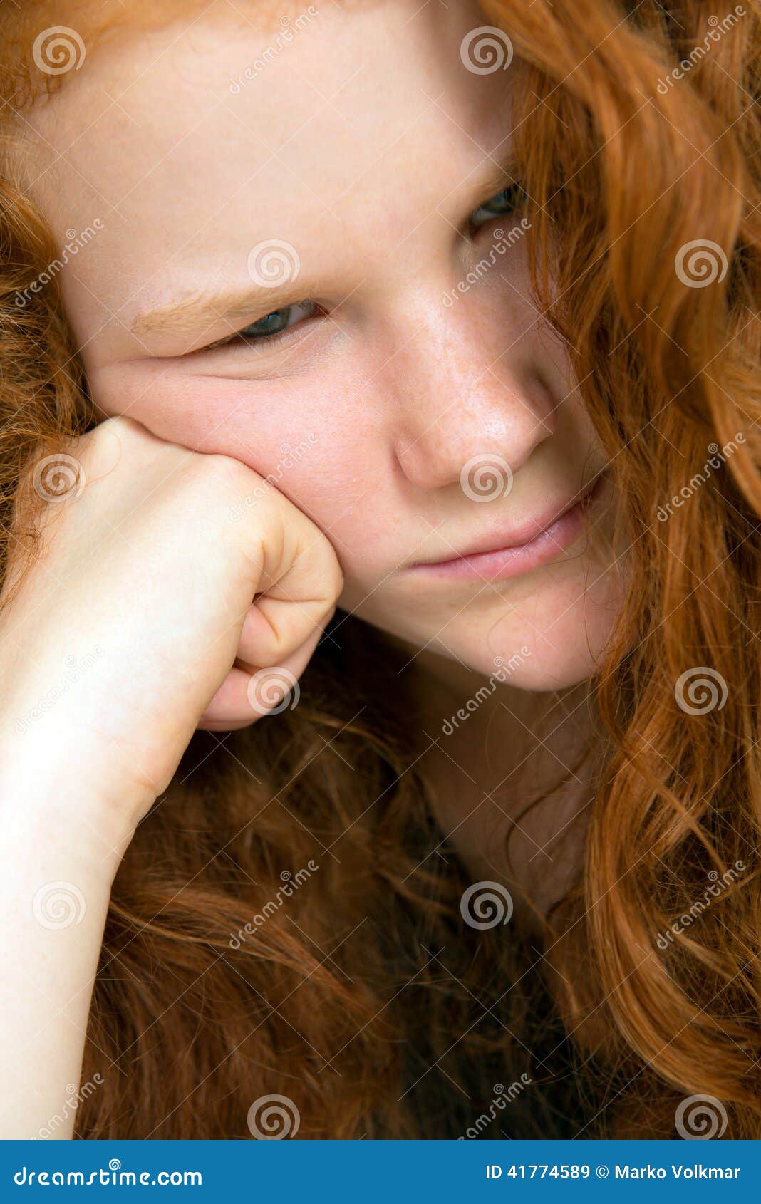 Girl in bad temper stock image. Image of happiness, capricious - 41774589