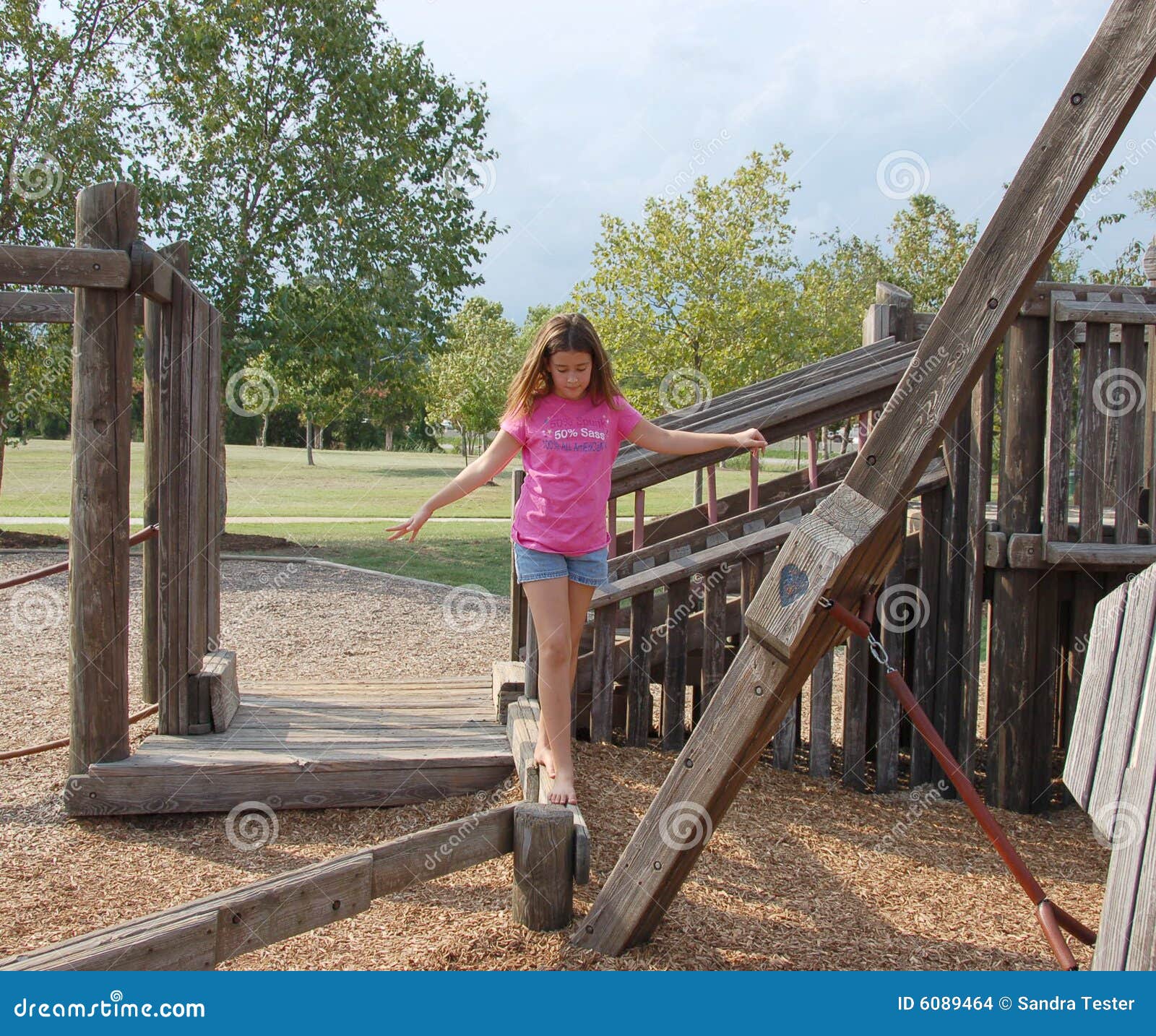 Girl on balance beam stock photo. Image of healthy, energy - 6089464