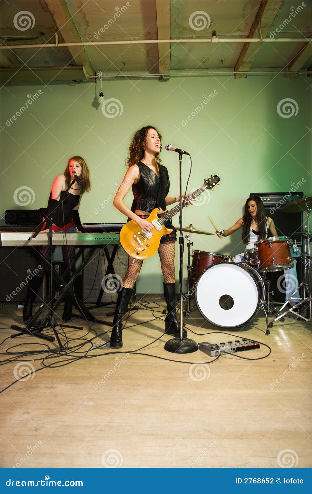 Girl band. stock photo. Image of female, musician, group - 2768652