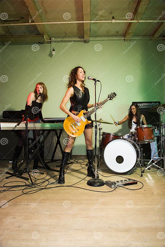 Girl band. stock photo. Image of female, musician, group - 2768652