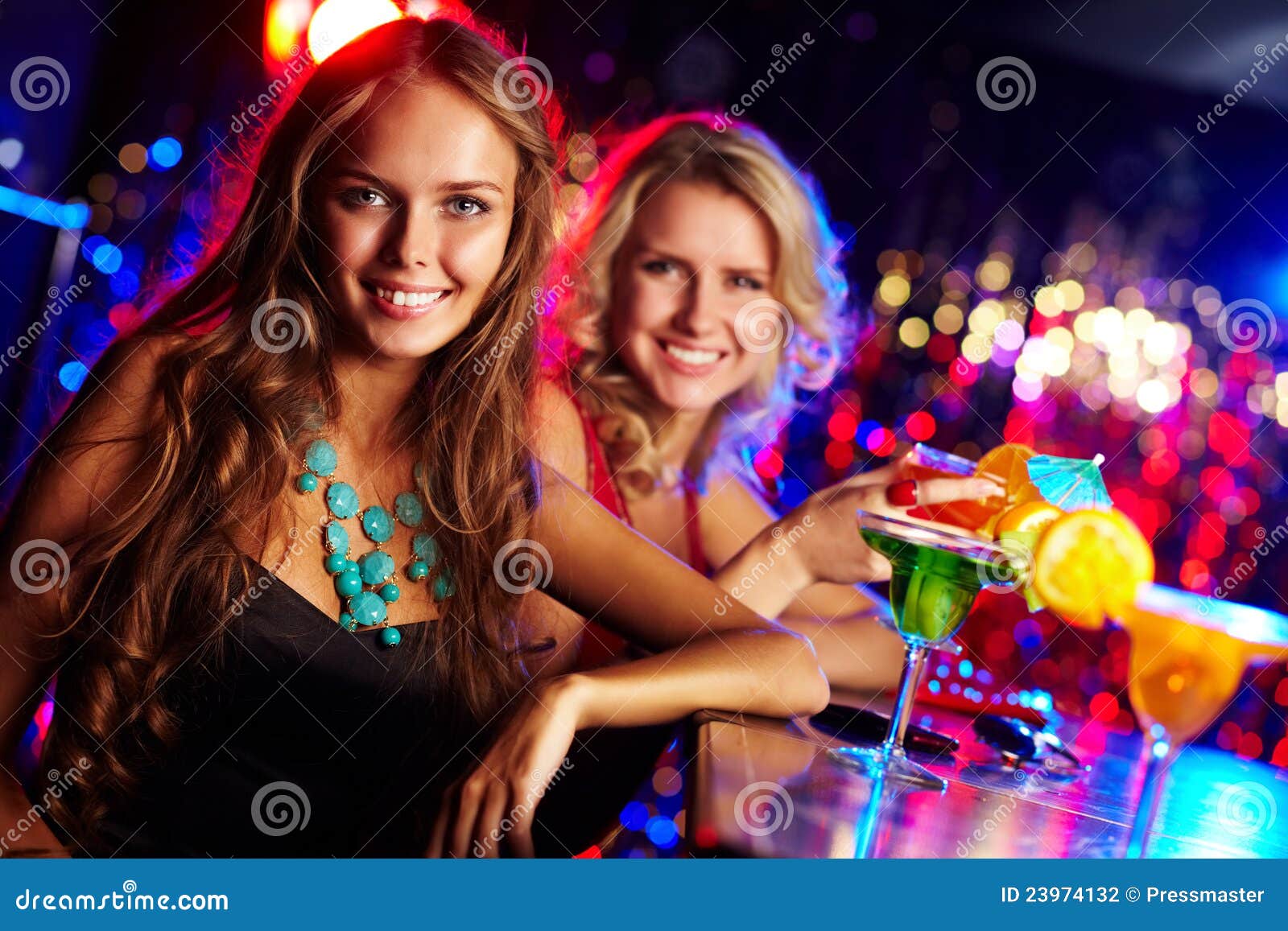 Girl in bar stock photo. Image of girl, foreground, joyful - 23974132