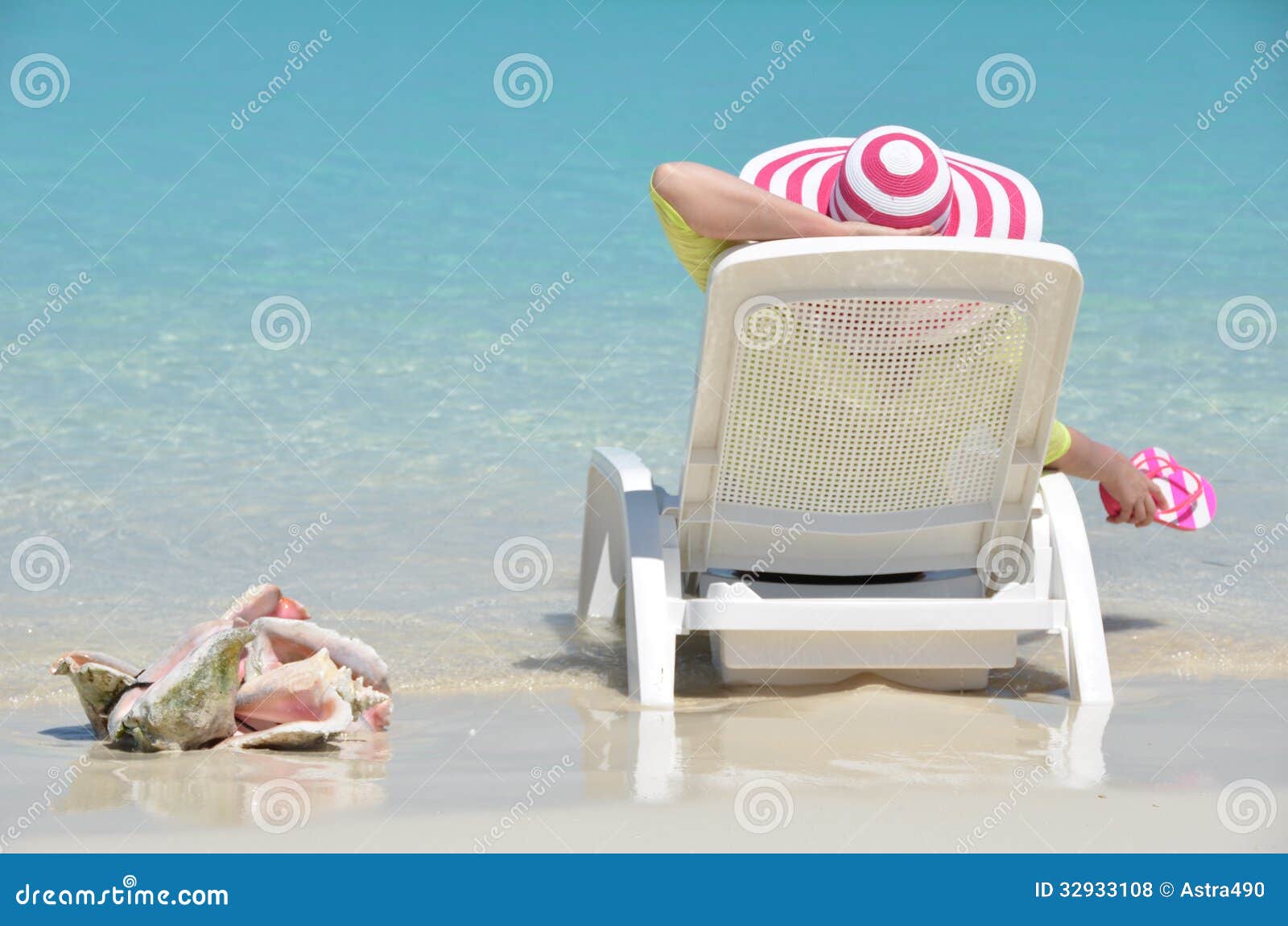 Girl on the beach stock photo. Image of exuma, outdoors - 32933108