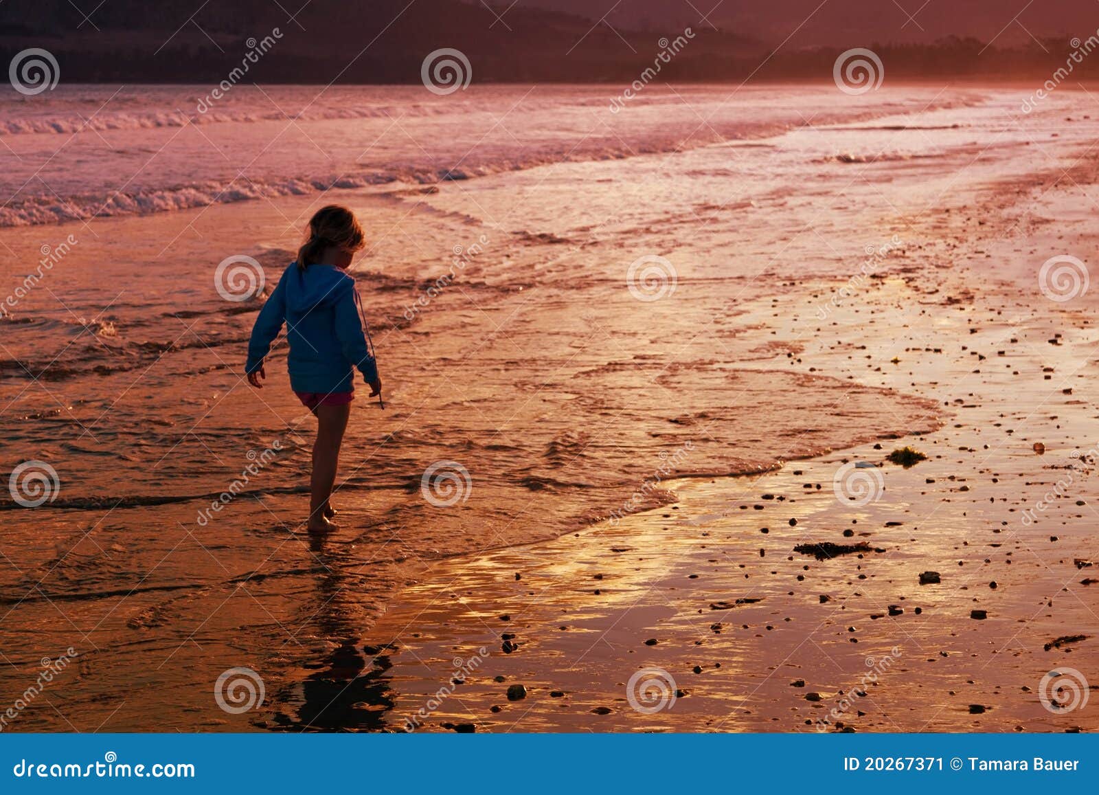 Girl beach walking stock image. Image of water, beauty - 20267371