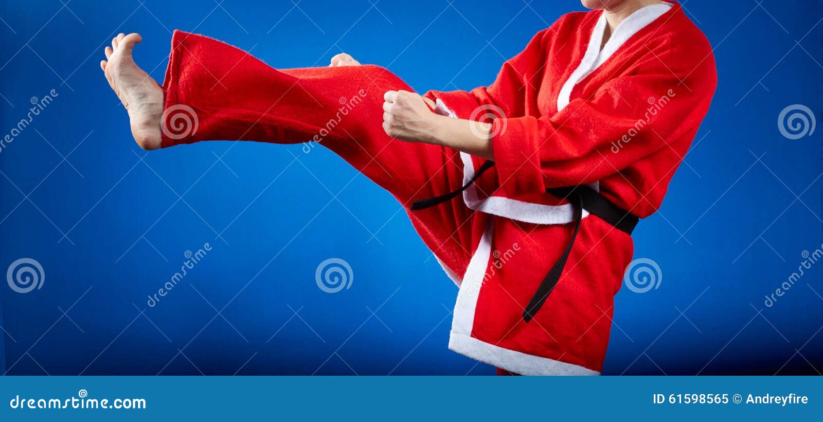 Girl Beats a Kick Leg Forward Stock Image - Image of athlete, beauty ...