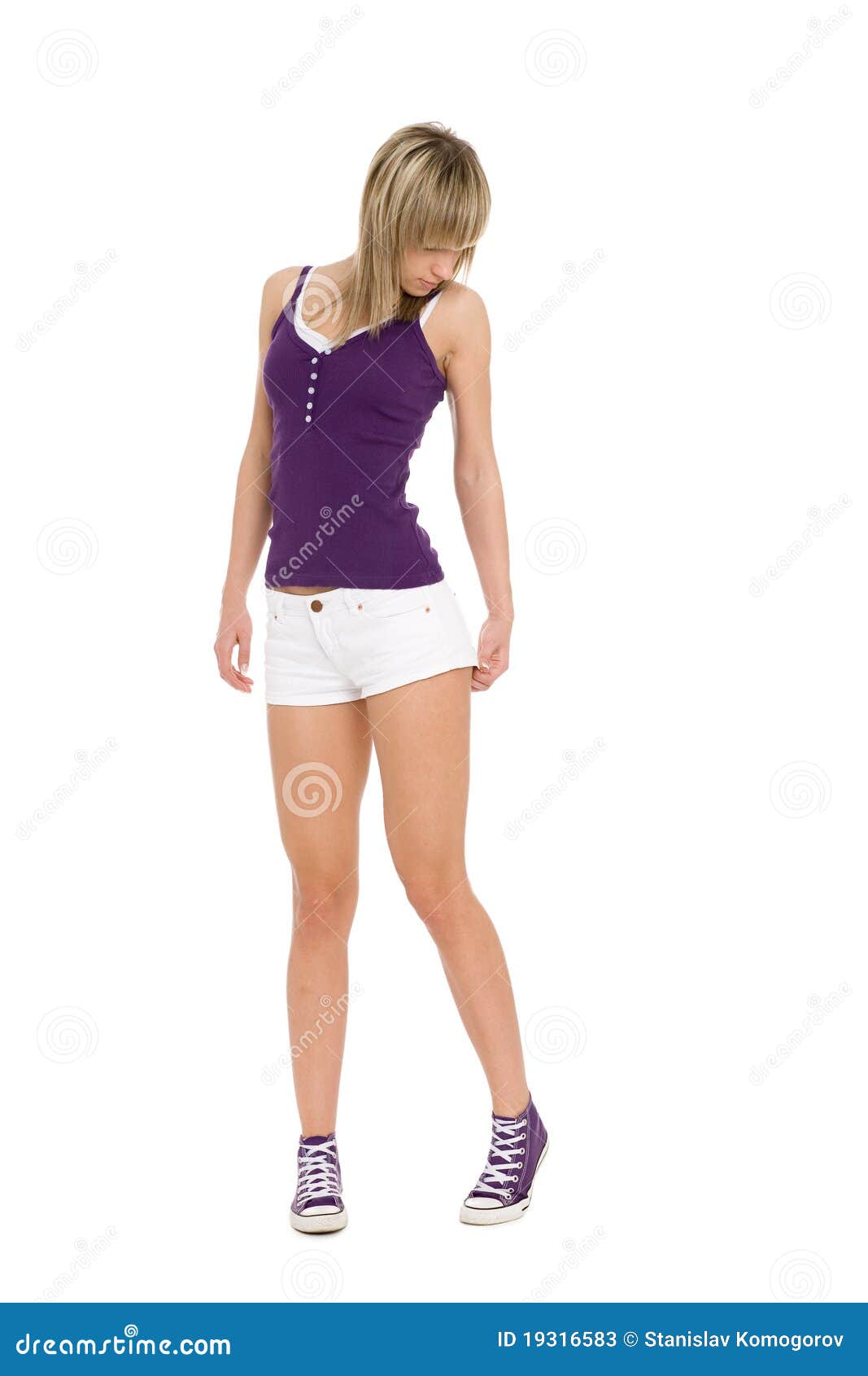 Girl with a Beautiful Figure Stock Image - Image of female, beauty ...