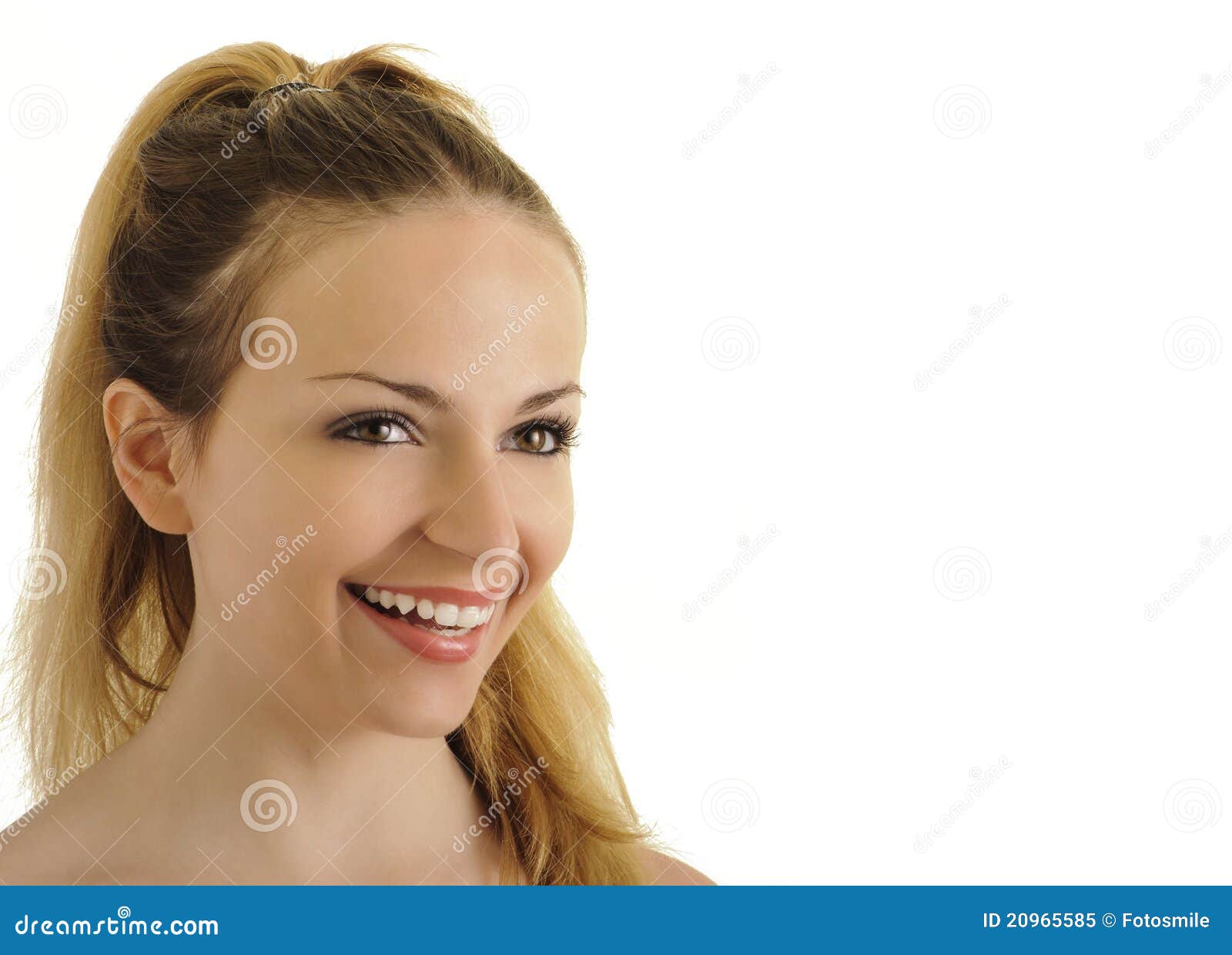 Girl with beautiful smile stock image. Image of angelic - 20965585