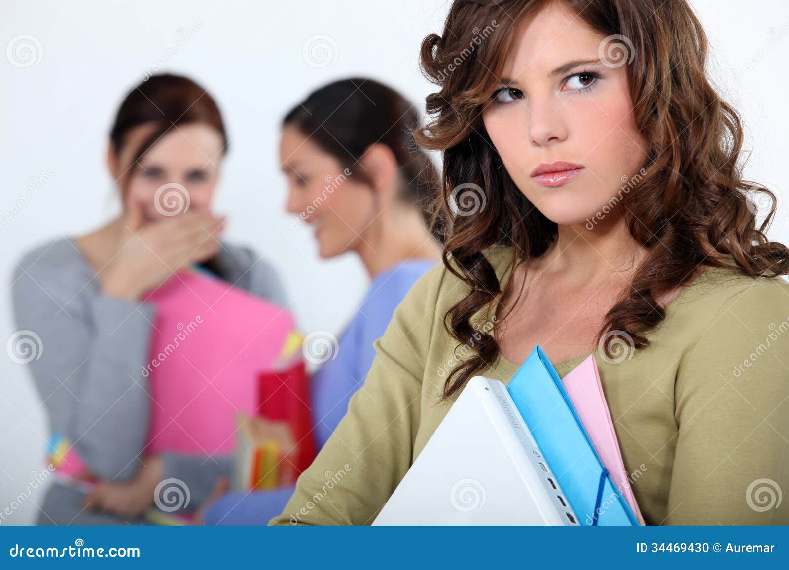 Girl being mocked stock photo. Image of people, look - 34469430