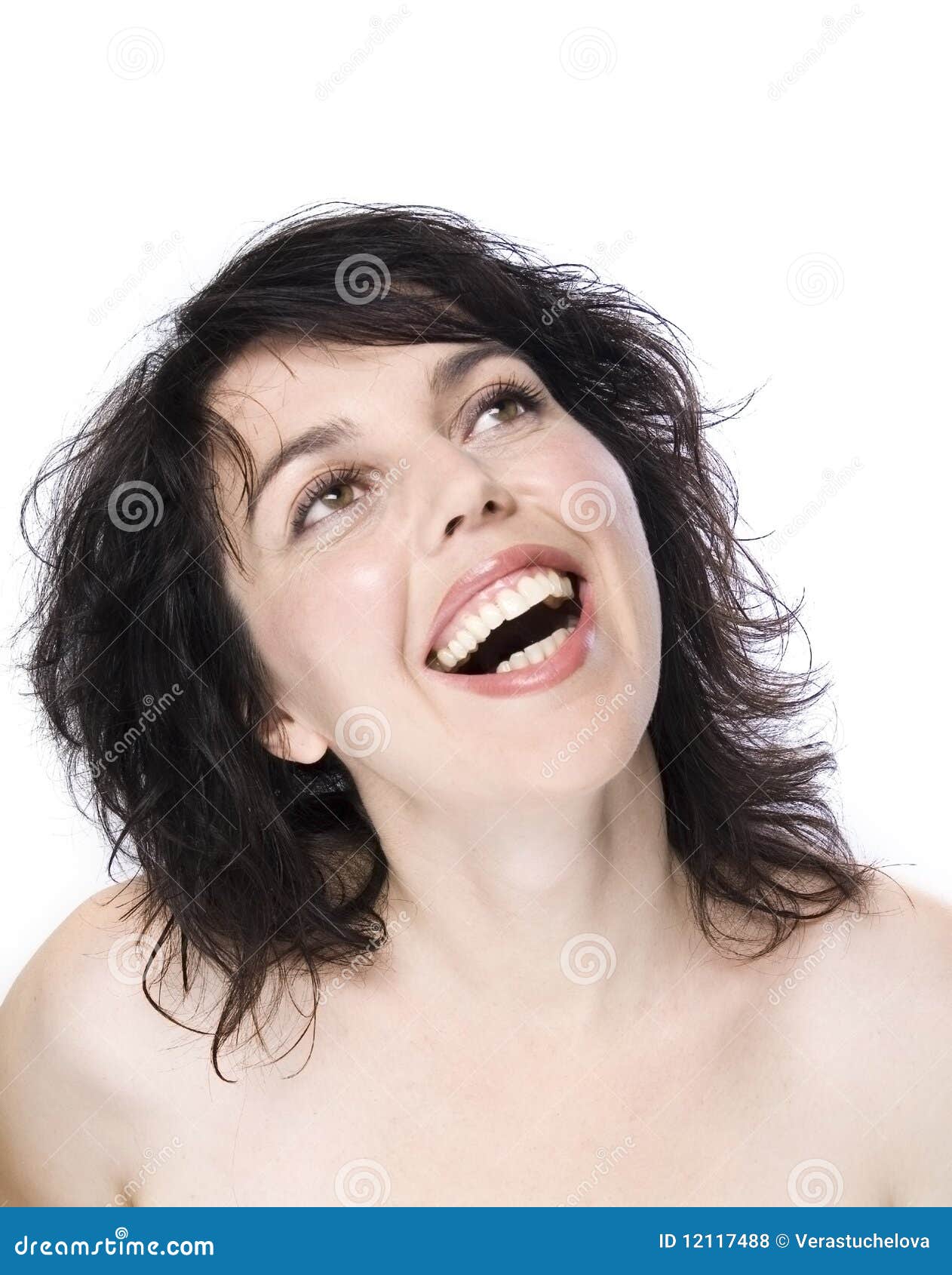 Girl with big smile stock photo. Image of natural, light - 12117488