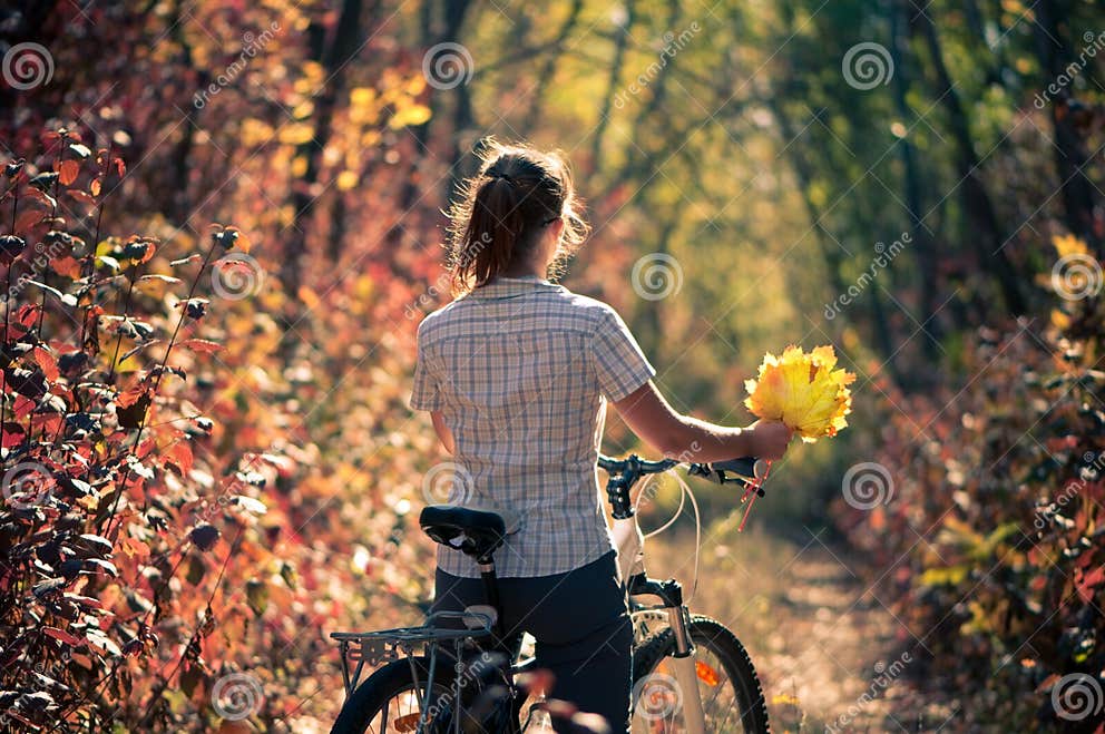 Girl biking stock image. Image of recreation, exercise - 27931777