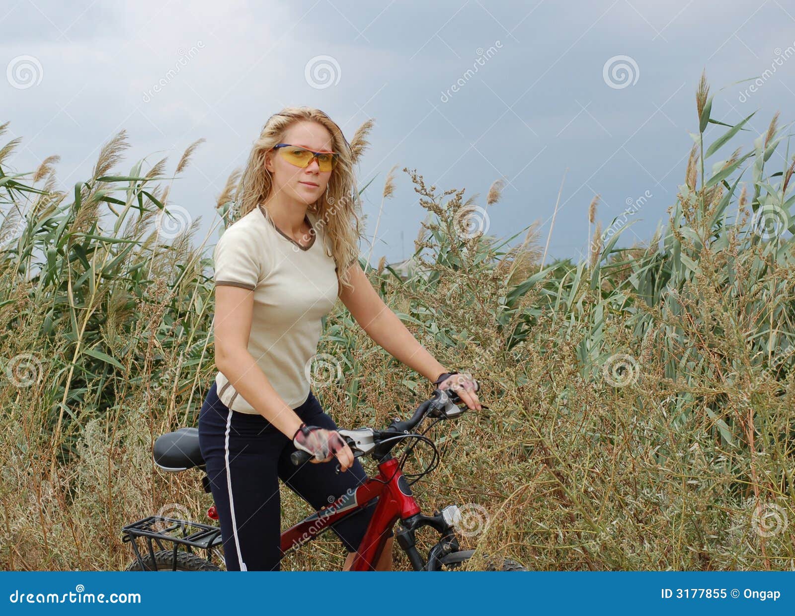 Girl biking stock image. Image of foot, sport, journey - 3177855